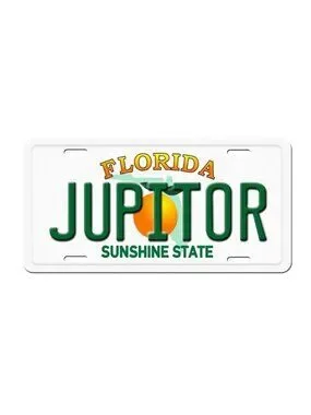 Accents | Jupiter City In Florida Aluminum License Plate Tag New | Poshmark